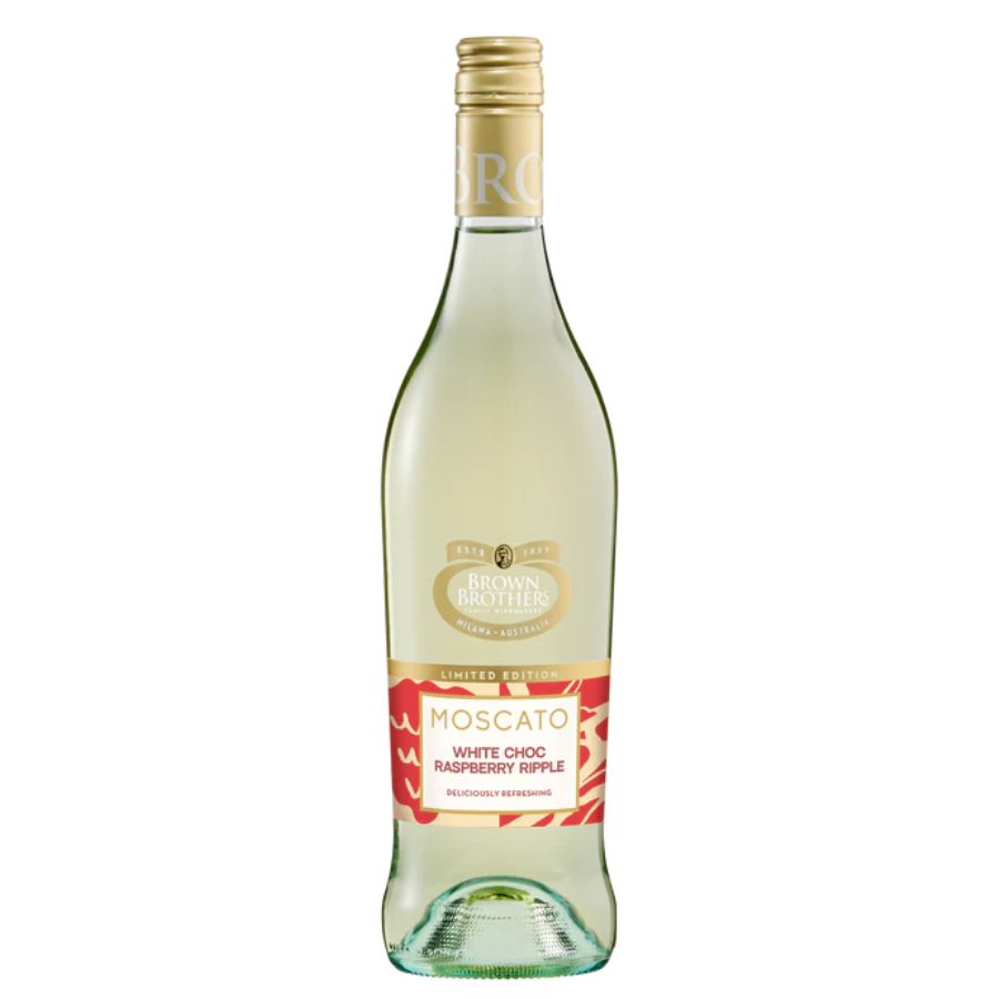 Brown Brothers White Choc Raspberry Ripple Moscato 750ml – Mr Liquor