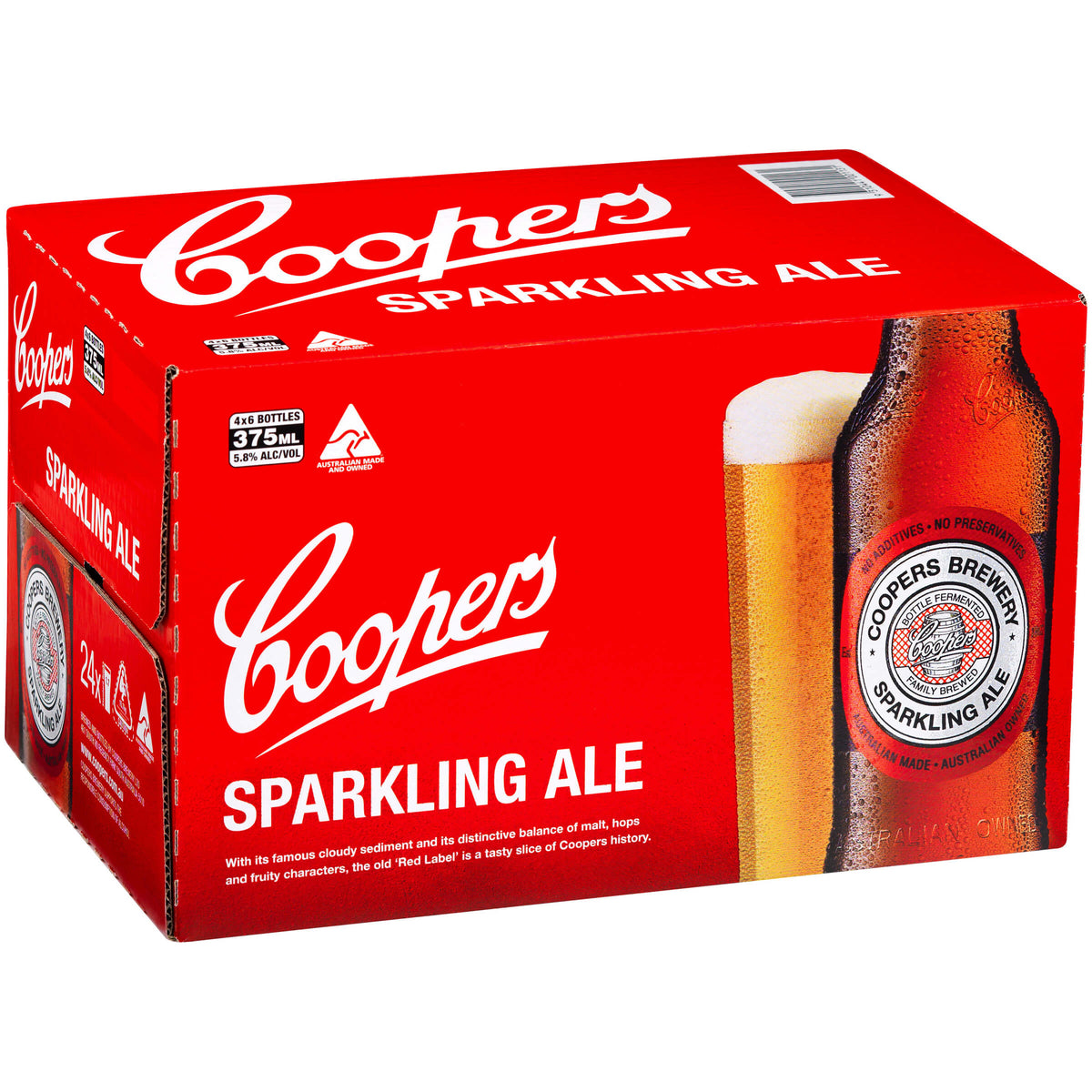 Coopers Sparkling Ale Bottles 375ml – Mr Liquor