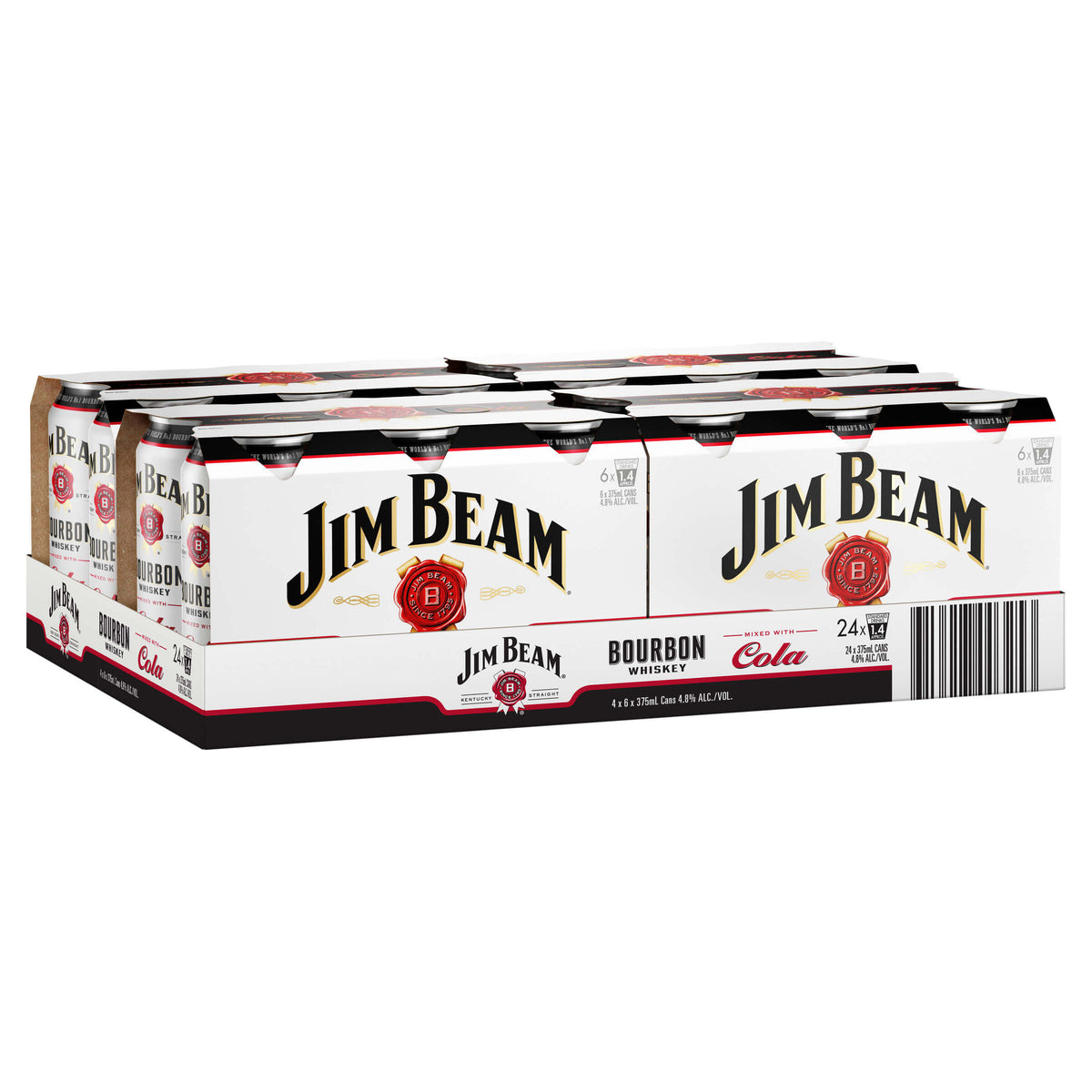 Jim Beam & Cola Cans 375ml – Mr Liquor